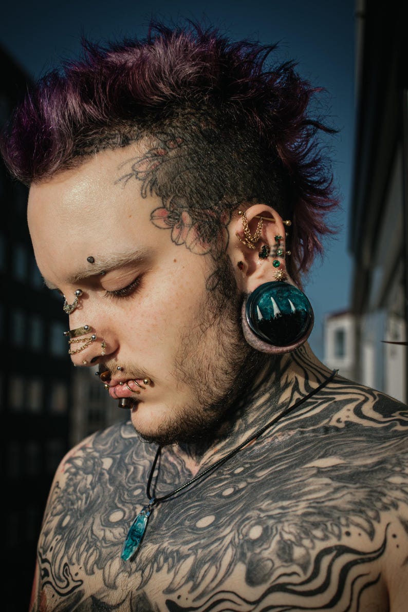 40mm Anglerfish Tooth Plugs – Sea Devil Resin Jewelry | Depth of the ...