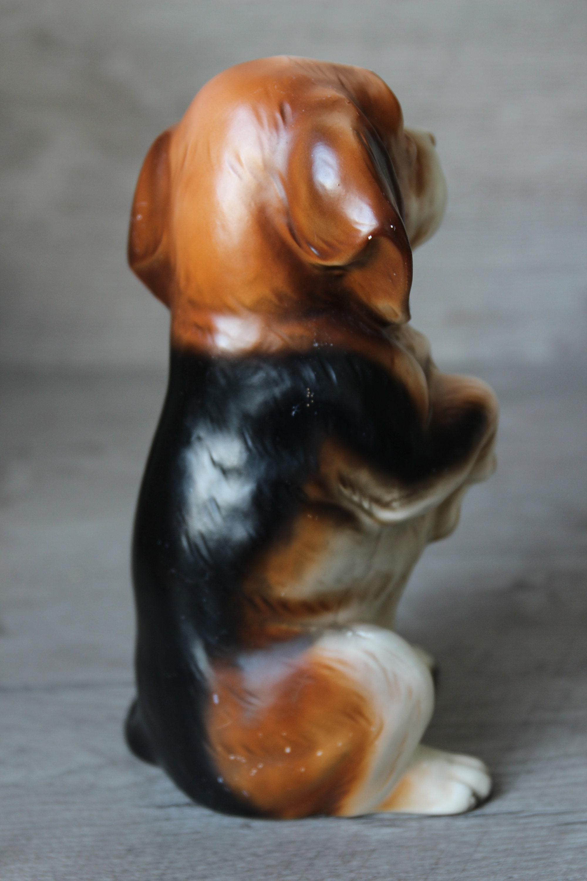 Ceramic Beagle Figurine Vintage Dog Figurine Decorative - Etsy