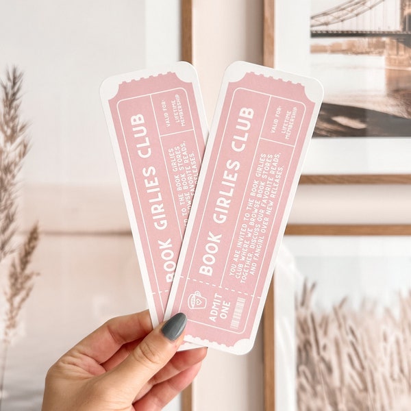 Book Girlies Club Bookmark - Etsy
