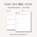Inductive Bible Study Template Worksheet Scripture Bible Study ...