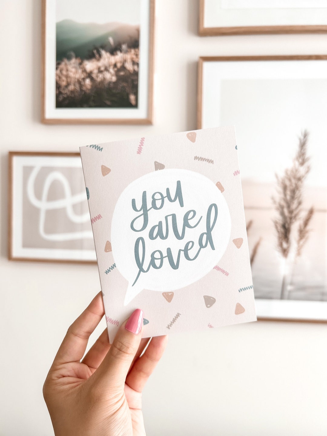 Encouragement Card, You Are Loved Card | Cute Encouragement Card ...