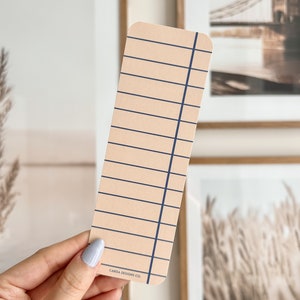 Vintage Library Due Date Tracker Bookmark | Reading Tracker, Cute ...