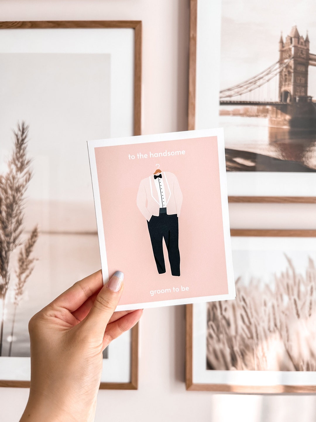 Handsome Groom-to-be Card: Wedding Shower Gift - Etsy