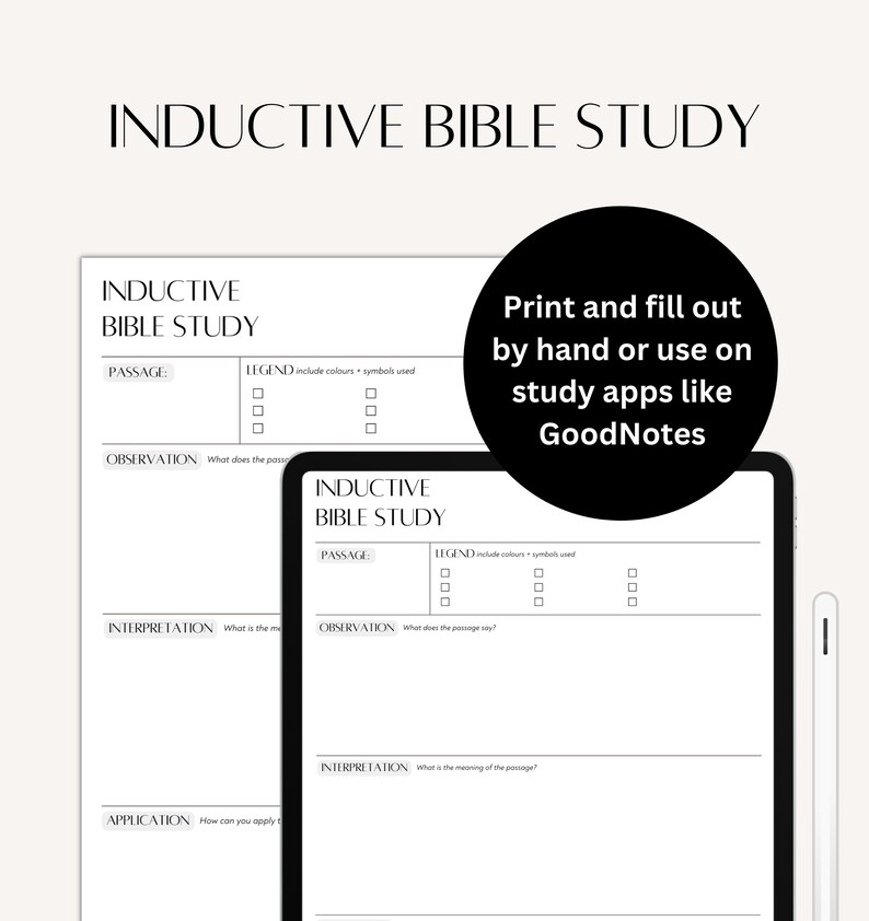 Inductive Bible Study Template Worksheet Scripture Bible - Etsy Inductive Bible Study Template Worksheet Scripture Bible - Etsy