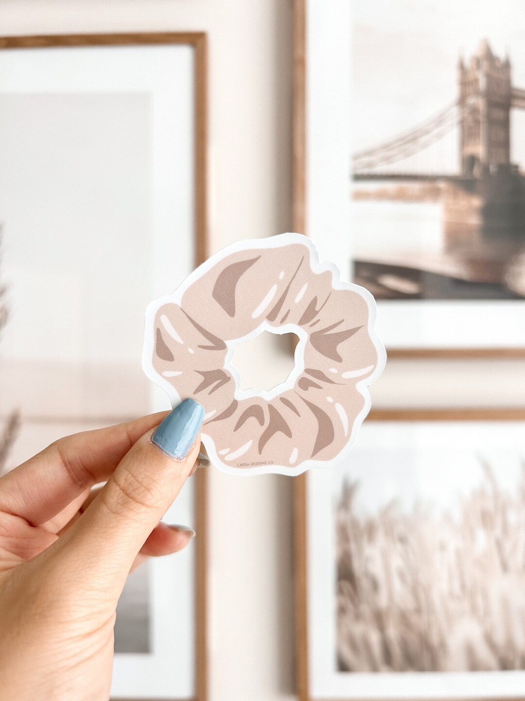 Hair Scrunchie Vinyl Sticker | Cute Vinyl Sticker, Waterproof Sticker ...