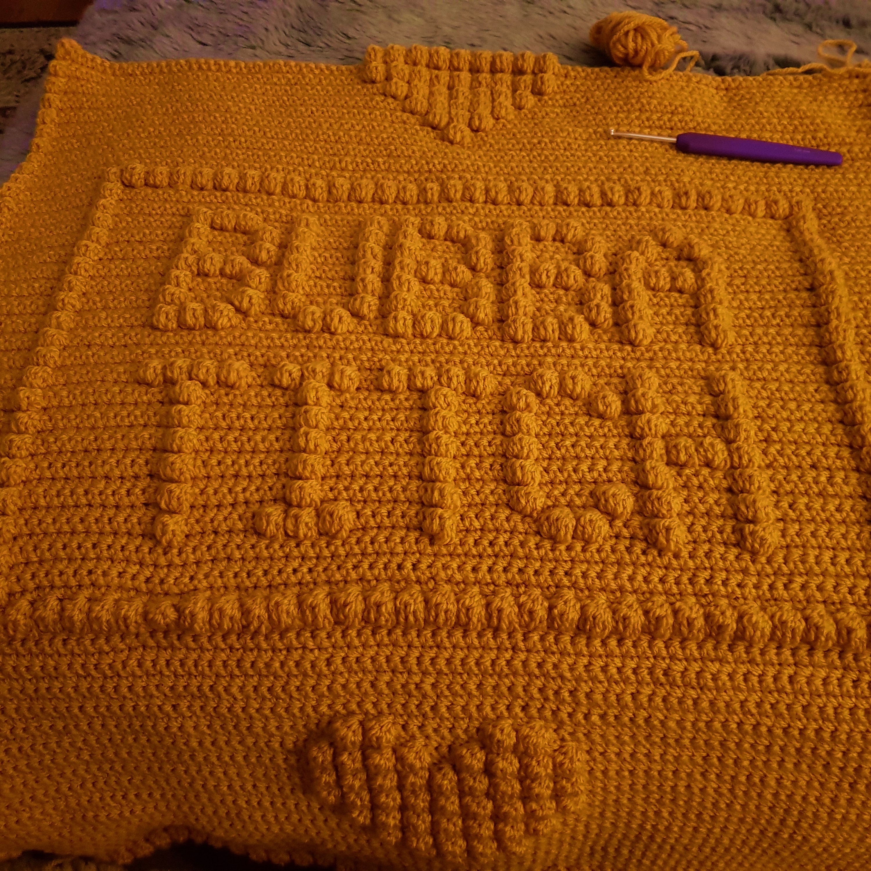 CUSTOM Grid Crochet PDF Pattern - Choose Your Own Words and Names, Dog ...