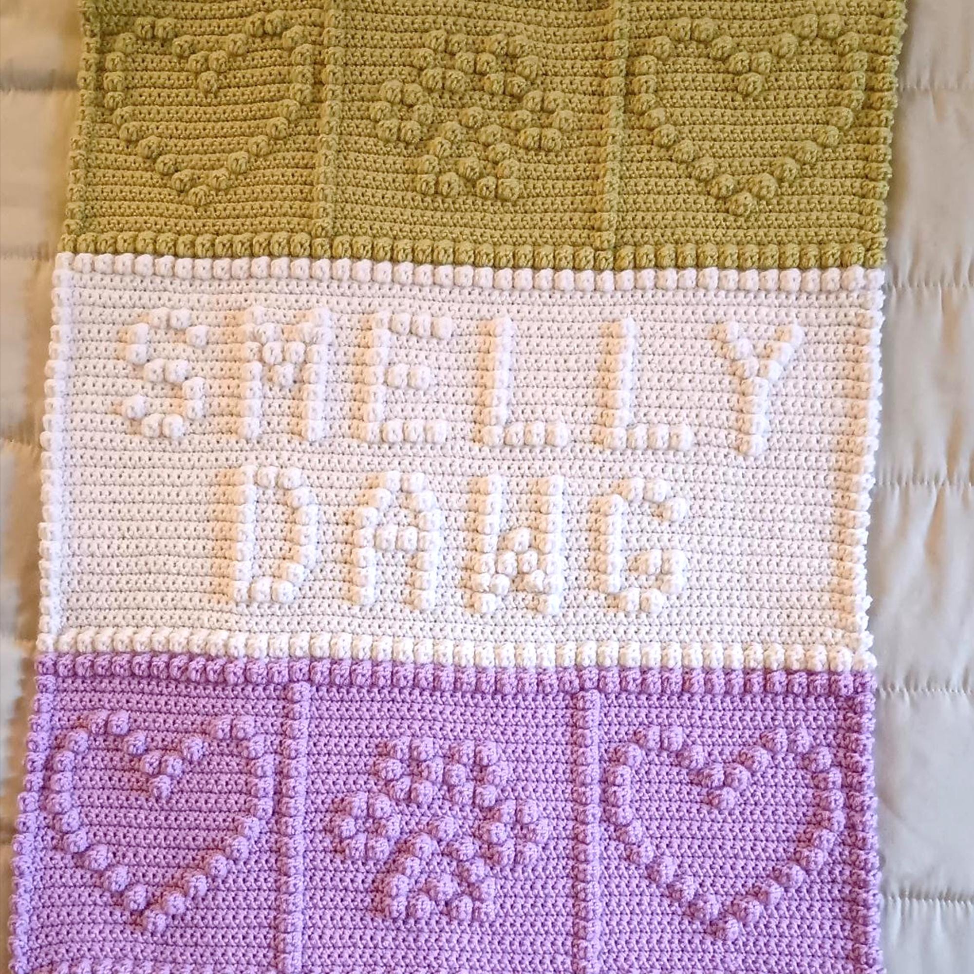 Easy SMELLY DAWG Grid Crochet PDF Pattern - Dog Blanket - Etsy