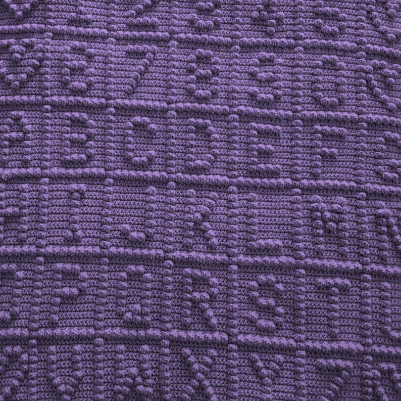 Easy Crochet ALPHABET and NUMBERS Grid Crochet PDF Pattern Sampler ...