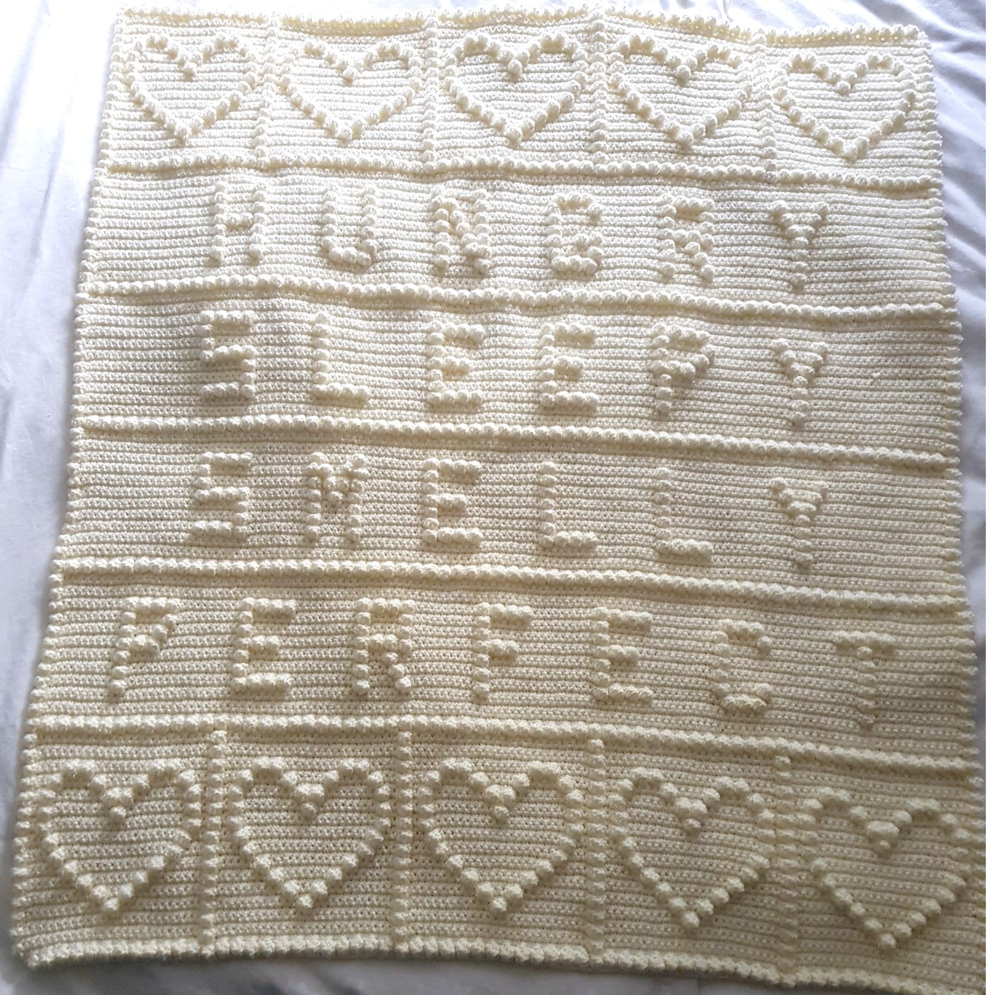 CUSTOM Grid Crochet PDF Pattern - Choose Your Own Words and Names, Dog ...