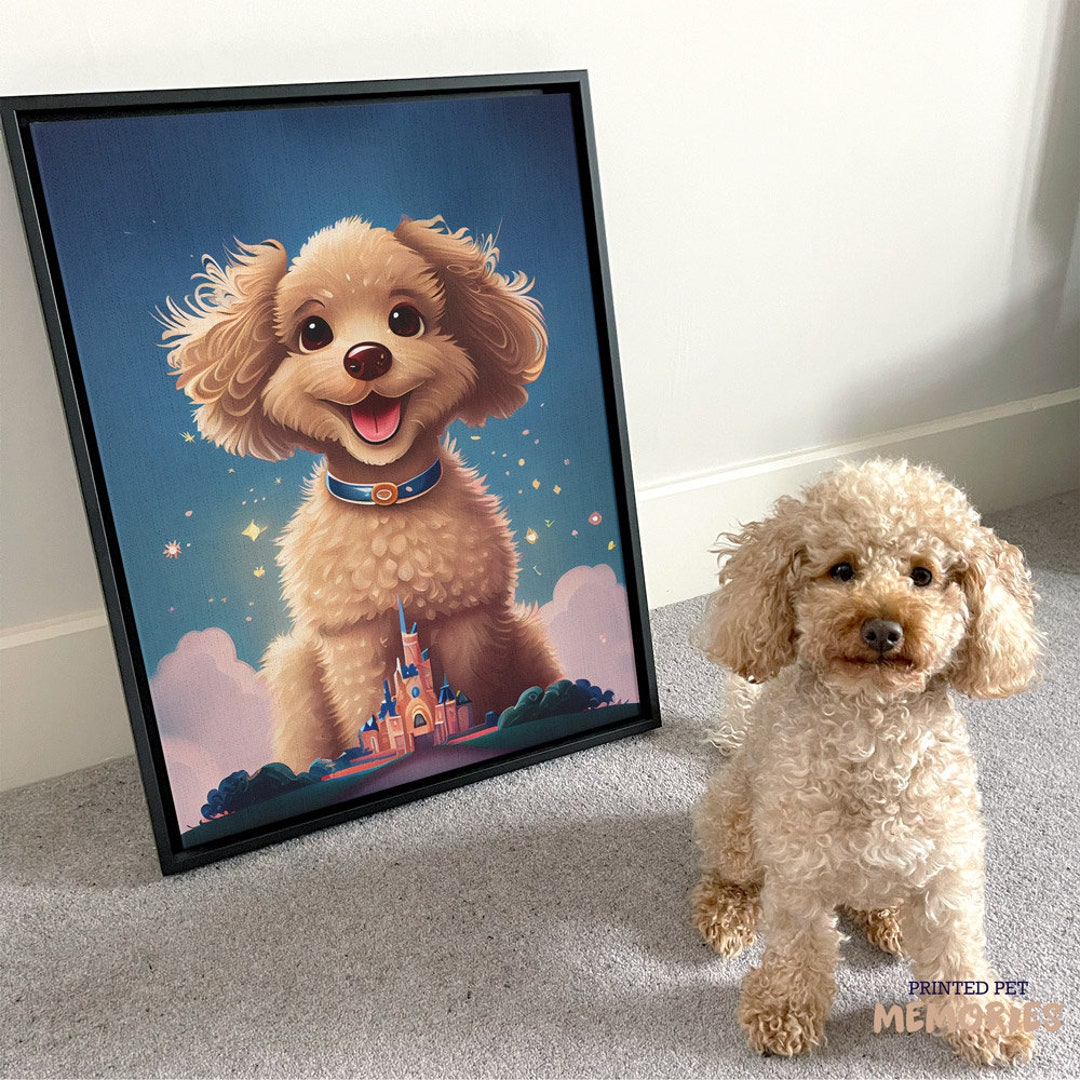 Turn Your Pet Into a Cartoon Character Custom Pet Portraits Cat & Dog ...