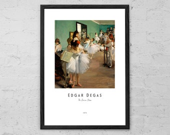 Cat Print Famous Painting Degas Art Painting Funny Poster Gift Vintage ...