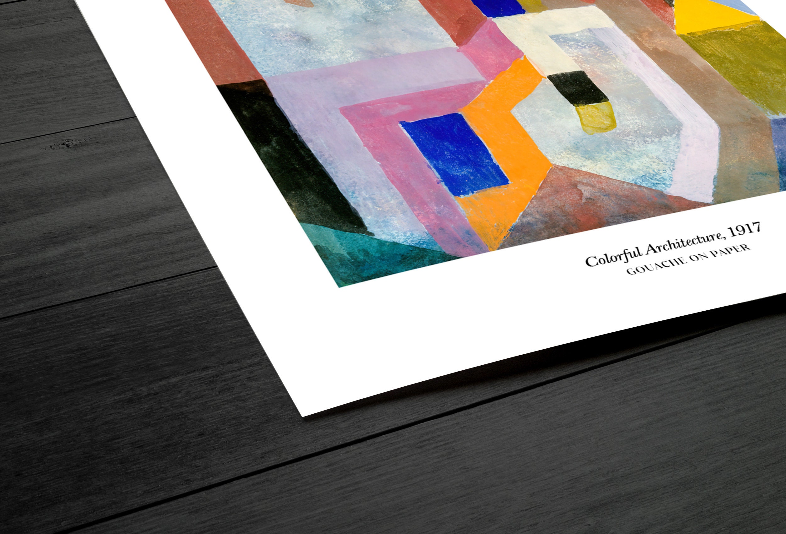 Paul Klee Colorful Architecture Fine Art Print Modern Home Decor Klee ...