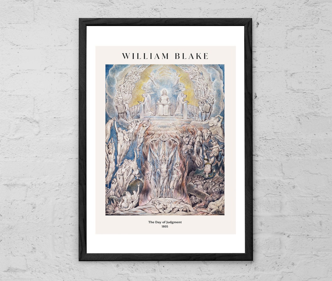 William Blake 'day of Judgement' Fine Art Print: Visionary Romanticism ...