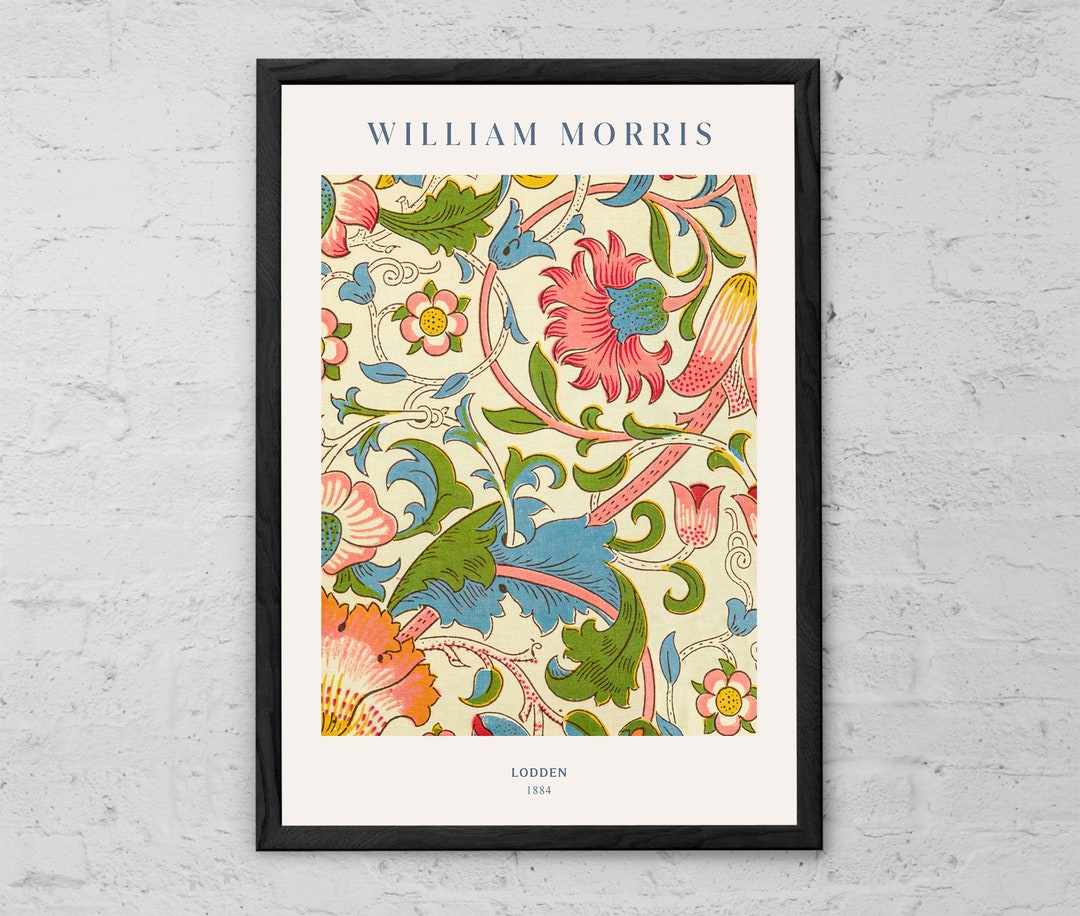 Lodden - William Morris - Art Print - Vintage Floral Illustration - Modern Home Decor - William ...