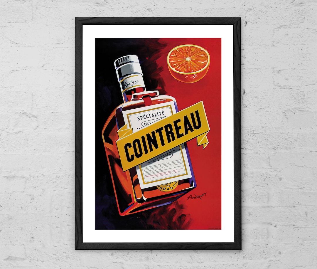 Cointreau - Andruet Francis - Art Print - Vintage Art Advertisement ...