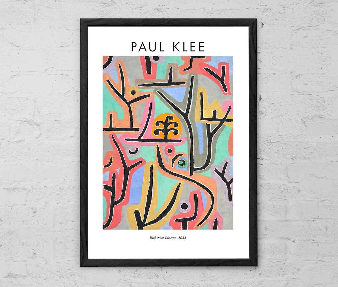 Paul Klee Park Near Lucerne Art Print Modern Home Decor Klee Wall Art ...