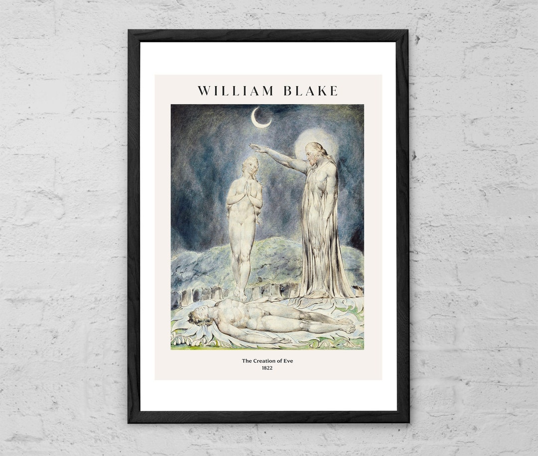 William Blake - the Creation of Eve - Fine Art Giclée Print - Etsy