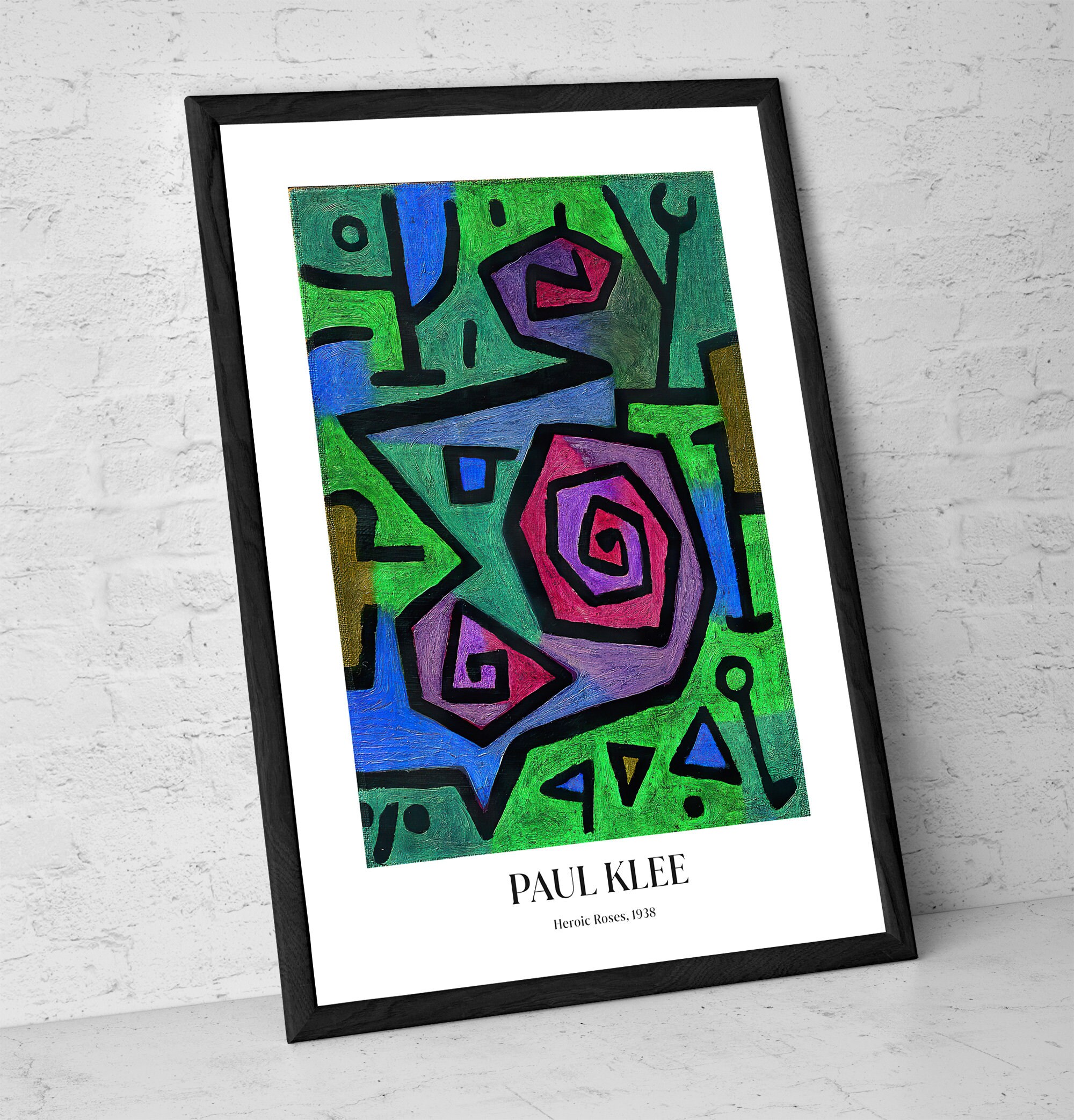 Heroic Roses Paul Klee Art Print Modern Home Decor - Etsy