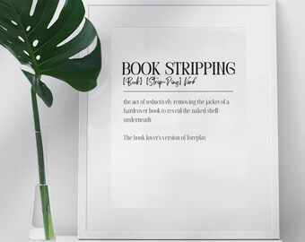 Book Definition Digital Download PDF Reading Corner Wall Art - Etsy