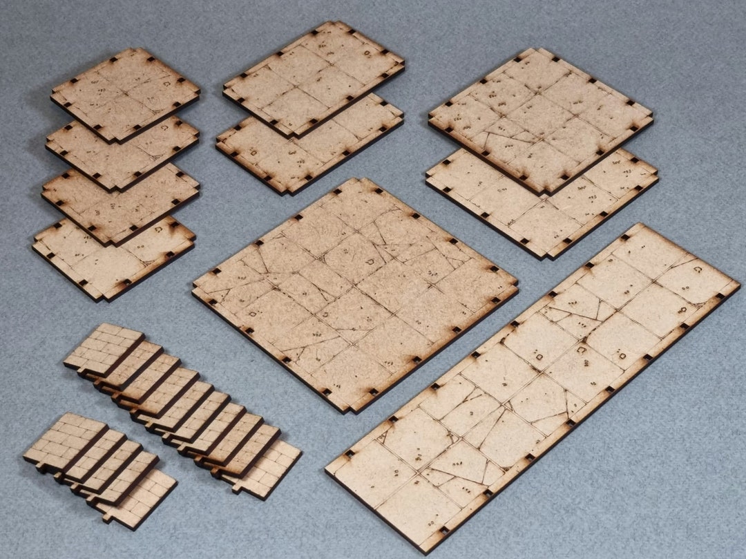 Dnd Wood Modular Dungeon Pack With Modular Walls and Floor - Etsy