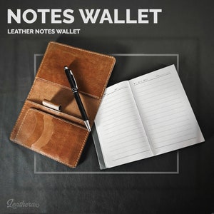 Field Notes Wallet - Pure Leather Passport Wallet, Field Notes Cover ...