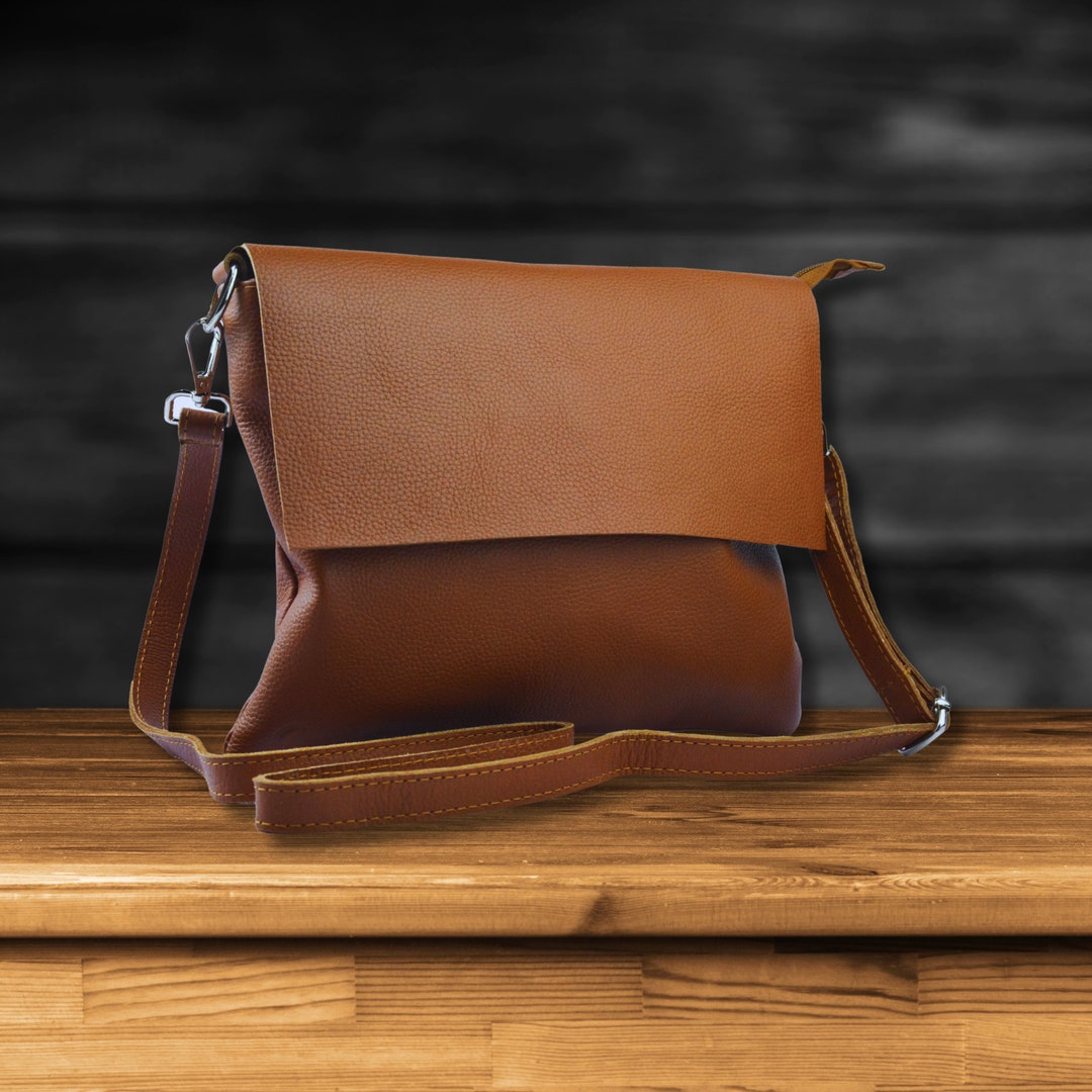Leather Crossbody Bag, Leather Luxury Shoulder Handbag, Leather Travel ...