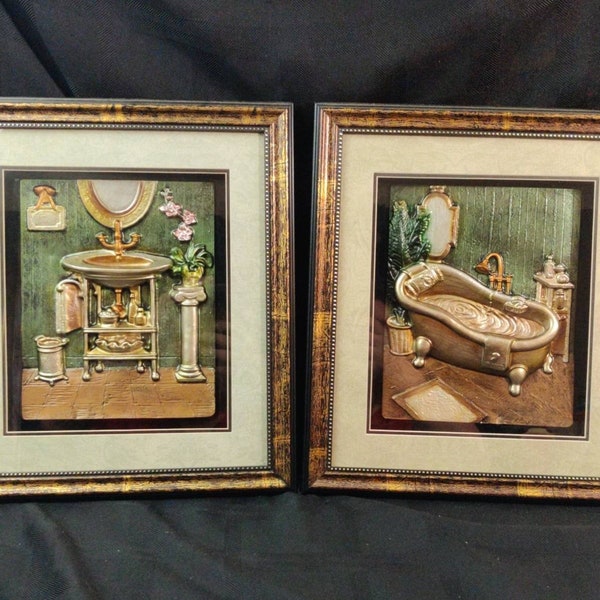 Bathroom Shadow Box - Etsy