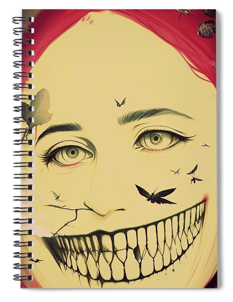 Smile Spiral Blank Notebook Lined Journal 8 X 6 Notebook - Etsy