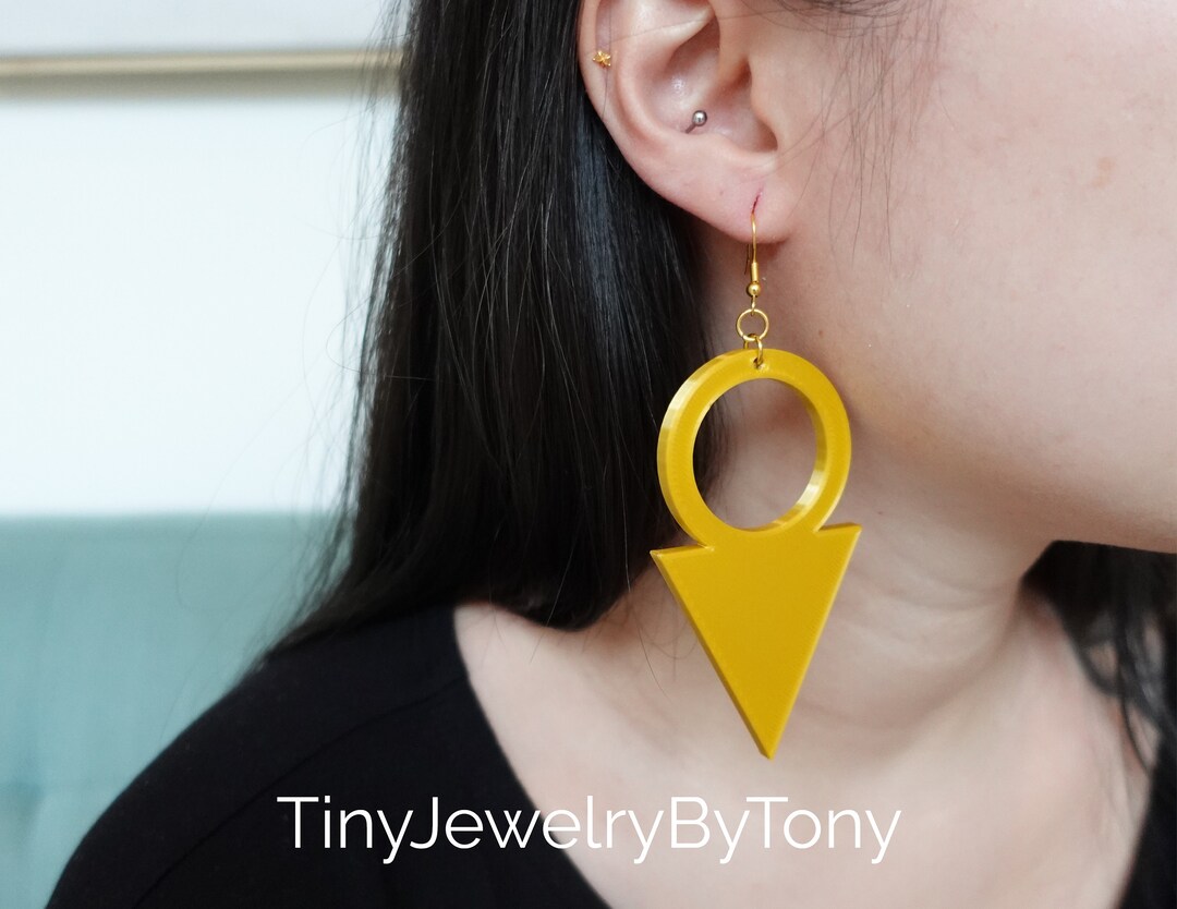 Black Panther Earrings Worn by Aneka (michaela Coel), Hypoallergenic, Cosplay, Geometric ...