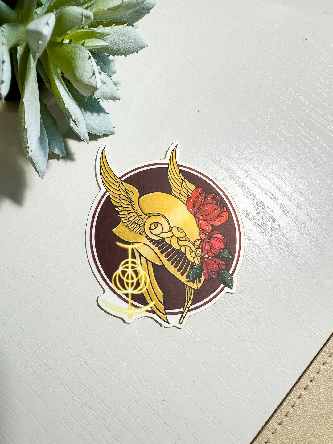 Malenia | Inspired Floral Matte Stickers | - Etsy