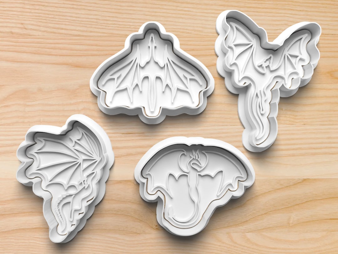 Dragon Cookie Cutters Fantasy Creature Cookie Cutters Magical Animal ...