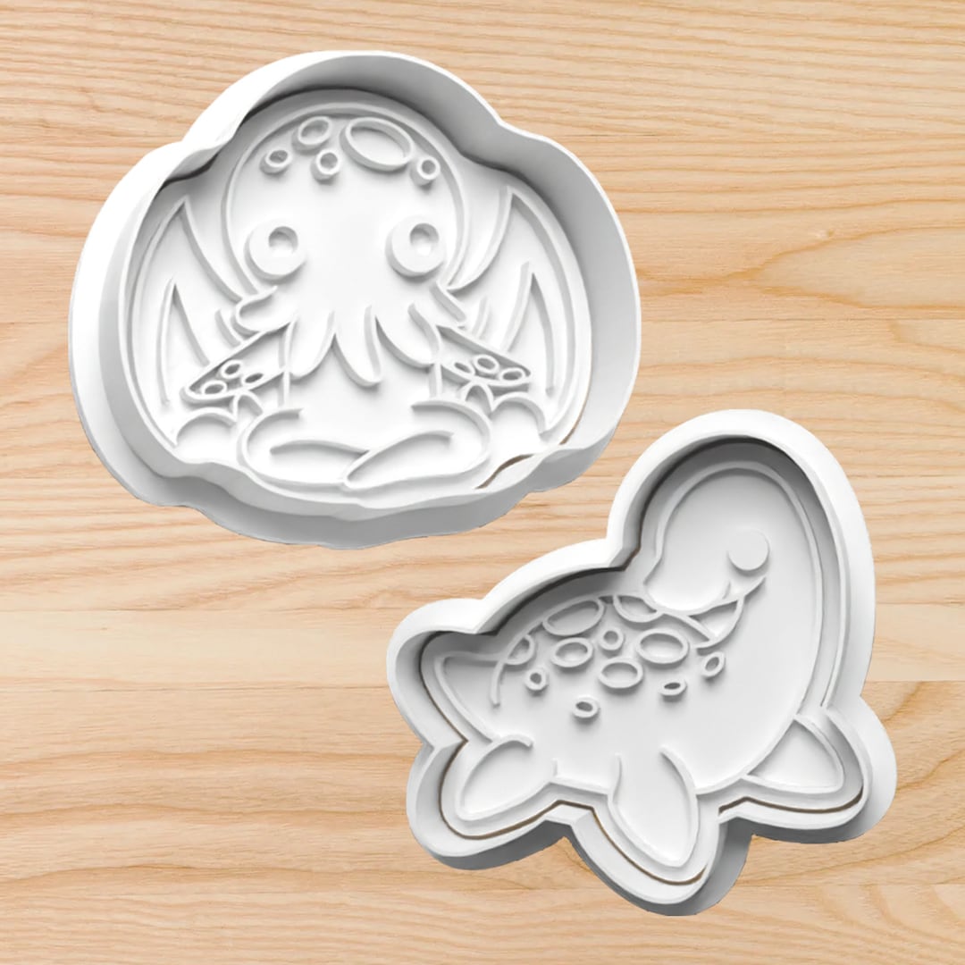 Nessie & Cthulhu Cookie Cutters: 3D Printed Stamp Sets - Etsy