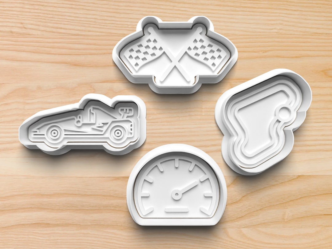 Racing Cookie Cutters Race Car Cookie Cutters Car Racing - Etsy