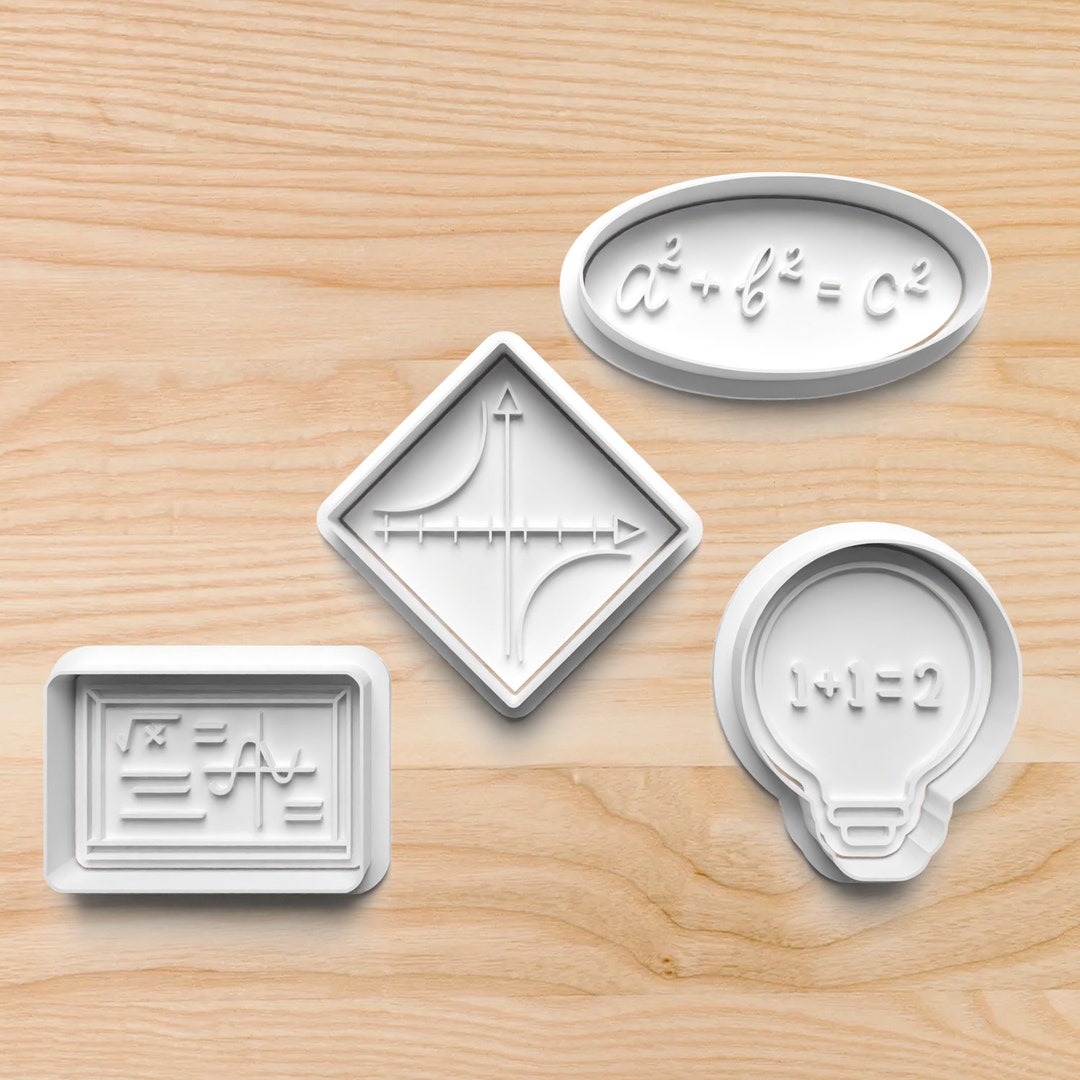 Mathematics Cookie Cutters || Math Cookie Cutters || Algebra Cookie ...