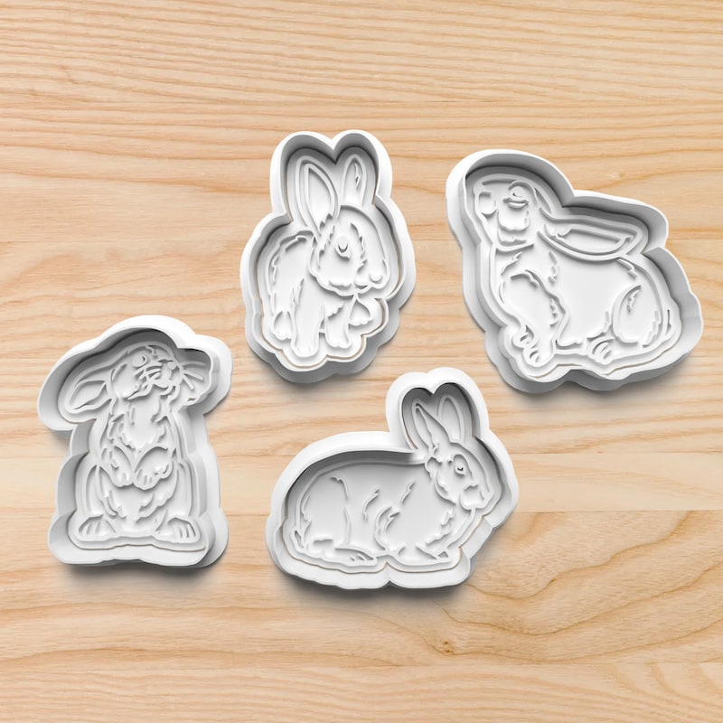 Rabbit Cookie Cutter - Etsy