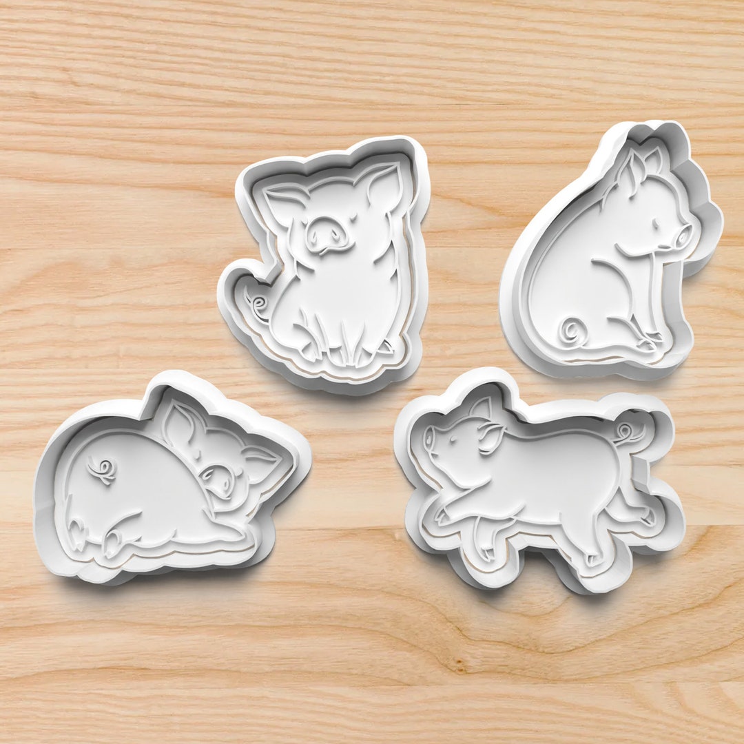 Pig Cookie Cutters || Farm Animal Cookie Cutters || Farm Life Cookie ...