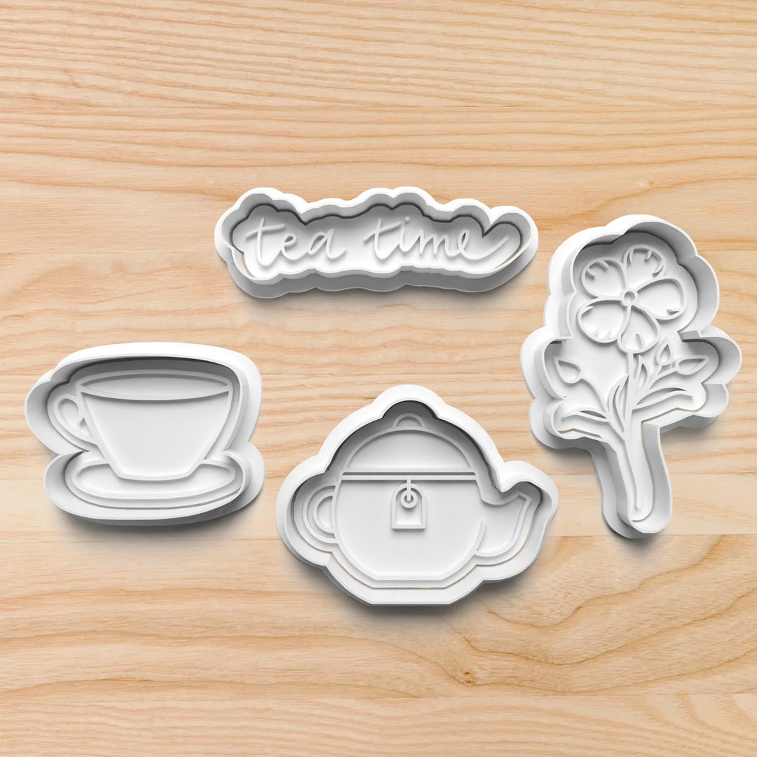 Tea Party Cookie Cutters || Party Cookie Cutters || Outdoor Party ...