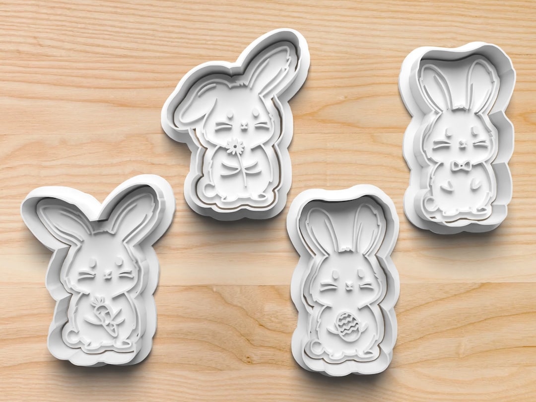 Easter Cookie Cutters Easter Bunny Cookie Cutters Bunny Cookie Cutters ...