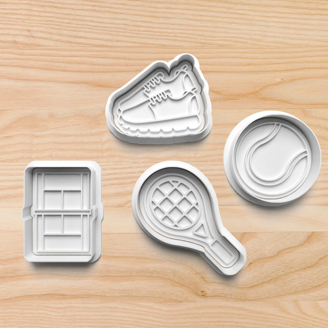 Tennis Cookie Cutters || Tennis Ball Cookie Cutters || Tennis Racket ...