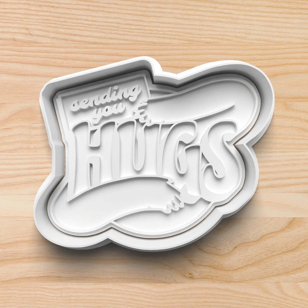 Sending You Hugs Cookie Cutter & Stamp – Get Well - Etsy