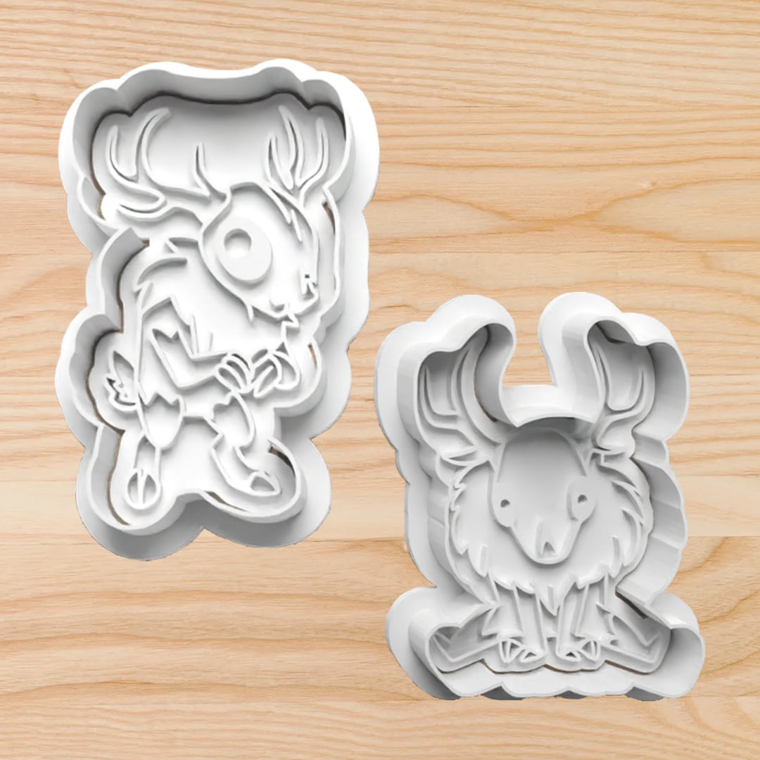 Wendigo Cookie Cutter & Stamp Set | Cryptid Cutter - Etsy