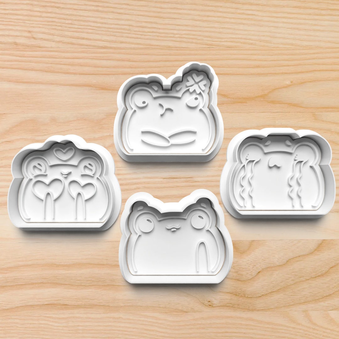 Kawaii Frog Cookie Cutters Adorable Frog Cookie Cutters Frog Prince ...