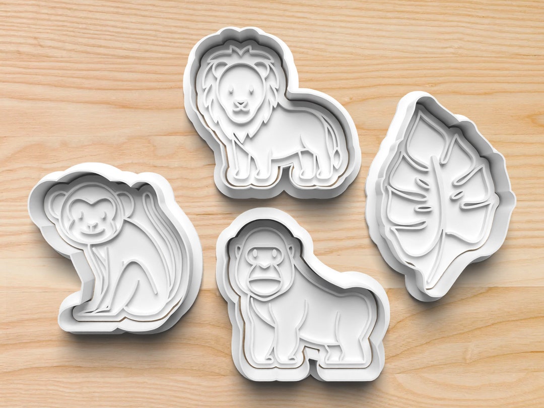 Jungle Cookie Cutters Rainforest Cookie Cutters Exotic - Etsy