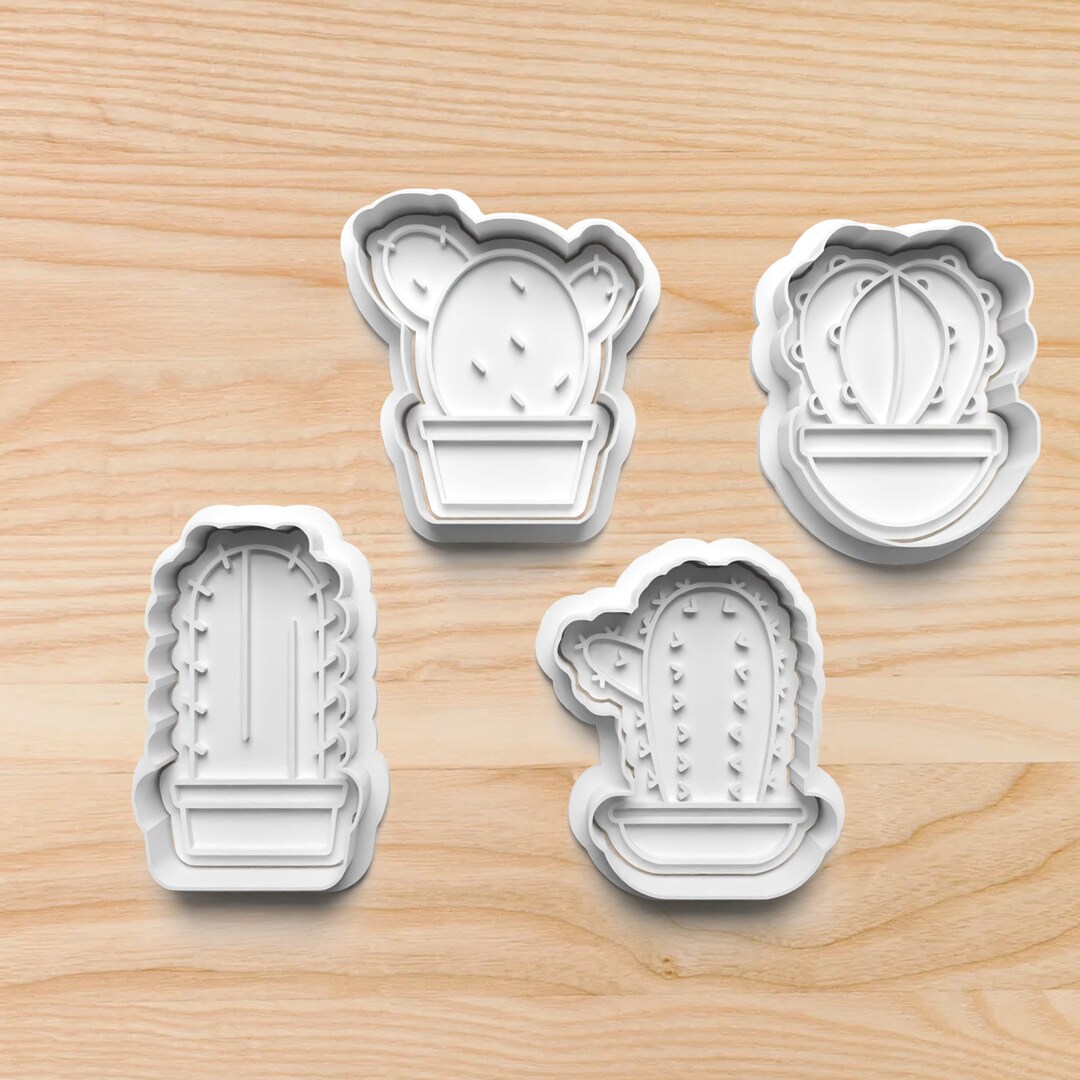 Cactus Cookie Cutters: 3D Printed Succulent & Houseplant Designs - Etsy