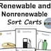 Renewable and Nonrenewable Resources Sort Cards - Etsy