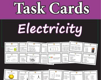 Electricity and Magnetism Science Unit Science Reading Passages, Task ...