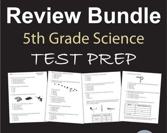 5th Grade Science NGSS Test Prep and Independent Study Review Task ...