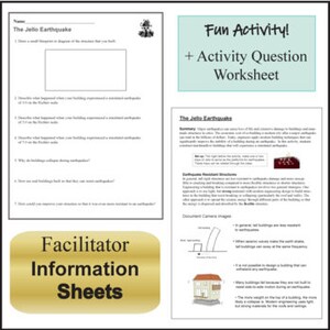 Jello Earthquake Activity and Earthquake Worksheets - Etsy