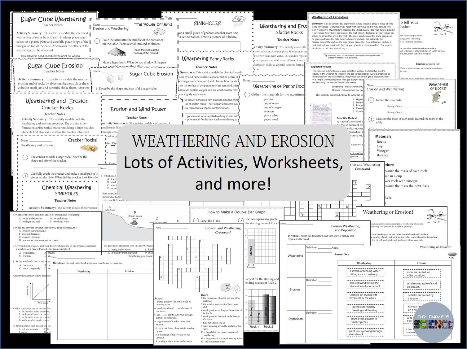 Weathering and Erosion Activities - Etsy