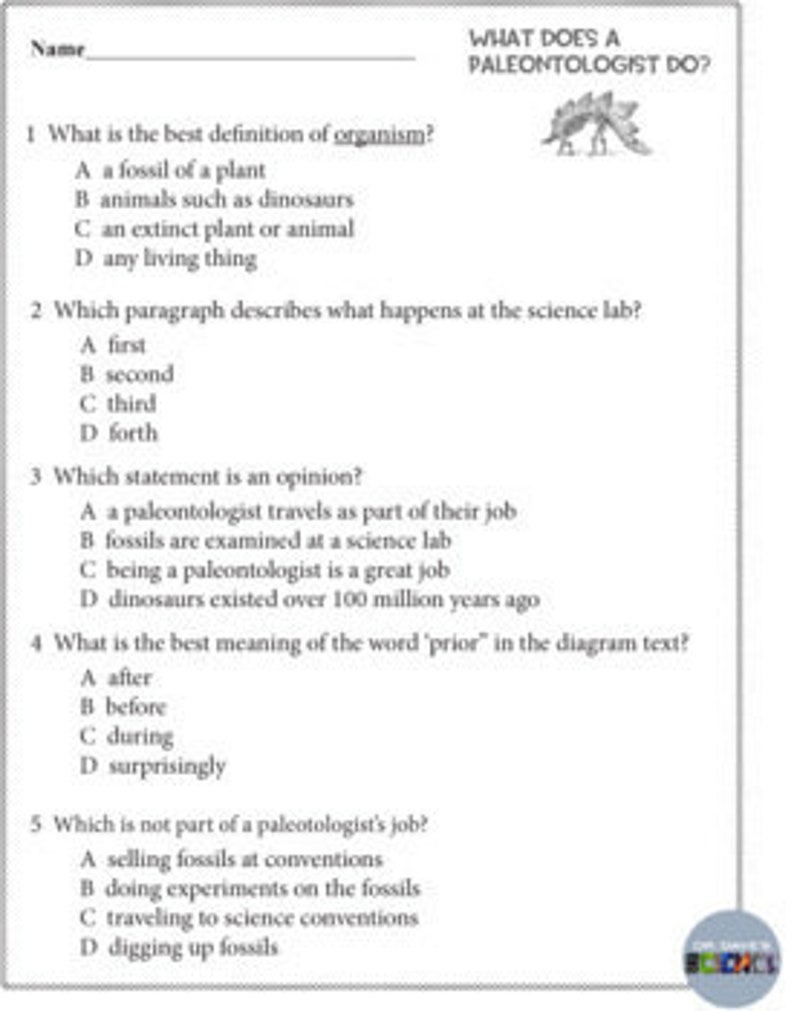 Earth Science Reading Comprehension Passages and Questions - Etsy